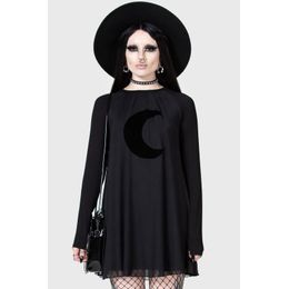 KIHILIST by KILLSTAR Lunar Apex Raglan Dress Kurzes Kleid schwarz in S KSRA010771