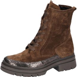 Waldl&auml;ufer WALDL&Auml;UFER Schn&uuml;rstiefelette &raquo;H-AMARA&laquo; Schn&uuml;rboots, Winterboots, mit Innenrei&szlig;verschluss, Weite H dunkelbraun-anthrazit 4,5 (37,5) 4,5 (37,5)...
