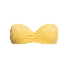 Roxy Bandeau-Bikini-Top »Quiet Beauty« Ochre XS - Cup B Cup B XS Stoff: Weicher, ,...