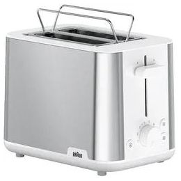Braun Toaster HT 1510 WH 2 Scheiben 900Watt wei&szlig;