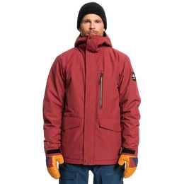 Quiksilver Snowboardjacke »Mission Solid« Ruby Wine XXL XXL TECHNOLOGIE