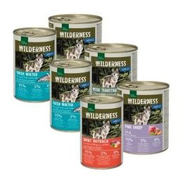 REAL NATURE WILDERNESS Nassfutter Hund, Adult 6x800 g Mixpaket 2