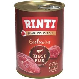 Rinti Singlefleisch Exclusive Ziege pur 12x400 g