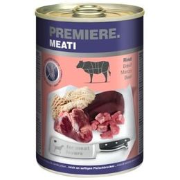 Premiere Meati Nassfutter Hund, Adult, Rind 24x400 g