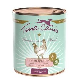 Terra Canis Getreidefrei Adult 6x800g Huhn mit Pastinaken, Brombeeren und L&ouml;wenzahn