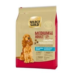 SELECT GOLD Sensitive Trockenfutter Hund Adult Medium mit Insekten-Protein-Mischung 4 kg