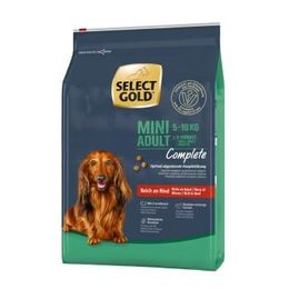 SELECT GOLD Trockenfutter Hund Complete Mini Adult Rind 4 kg