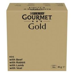 GOURMET Gold Feine Pastete Sorten-Mix 96x85g