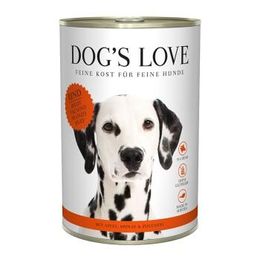 DOG&rsquo;S LOVE DOG'S LOVE Adult Classic Rind mit Apfel und Spinat 6x400 g