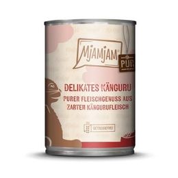 MjAMjAM Nassfutter Katze Adult, Purer Fleischgenuss 6x400 g K&auml;nguru