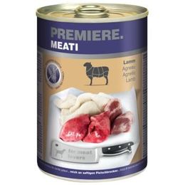 Premiere Meati Nassfutter Hund, Adult, Lamm 24x400 g