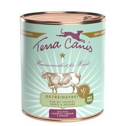 Terra Canis Getreidefrei Adult 6x800g Rind mit Zucchini, K&uuml;rbis und Oregano