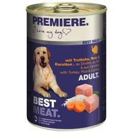 Premiere Best Meat Nassfutter Hund, Adult, Truthahn und Gem&uuml;se 24x400 g