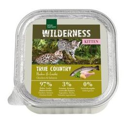 REAL NATURE WILDERNESS Nassfutter Katze, Kitten True Country, Huhn und Lachs 16x100 g