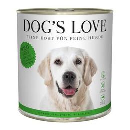 DOG&rsquo;S LOVE DOG'S LOVE Adult Classic Wild mit Kartoffel und Zwetschge 6x800 g