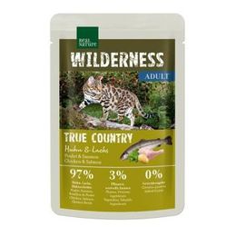 REAL NATURE WILDERNESS Nassfutter Katze, Adult, True Country, Huhn und Lachs 12x85 g