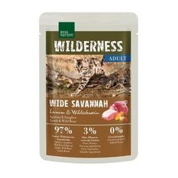 REAL NATURE WILDERNESS Nassfutter Katze, Adult, Wide Savannah, Lamm und Wildschwein 12x85 g