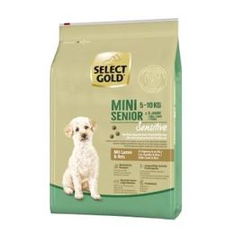 SELECT GOLD Sensitive Trockenfutter Hund Mini Senior Lamm und Reis 4 kg