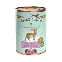 Terra Canis Getreidefrei Adult Wild mit Kartoffeln, Apfel und Preiselbeeren 6x400 g