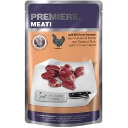 Premiere Meati Nassfutter Hund Adult, H&uuml;hnerherzen 20x500 g