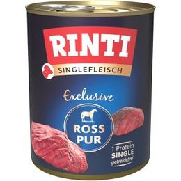 Rinti Singlefleisch Exclusive Ross pur 24x800 g