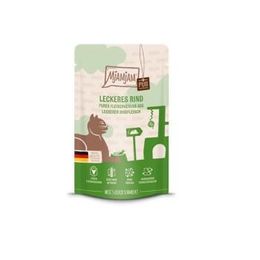 MjAMjAM Nassfutter Katze Adult, Quetschie Purer Fleischgenuss, Rind 12x125 g