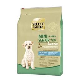 SELECT GOLD Sensitive Trockenfutter Hund Mini Senior mit Insekten-Protein-Mischung 4 kg