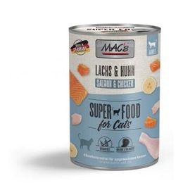 Mac's MAC's Nassfutter Katze Adult Lachs und H&uuml;hnchen 12x400 g