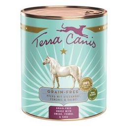 Terra Canis Nassfutter Hund Getreidefrei Adult Pferd 6x800 g