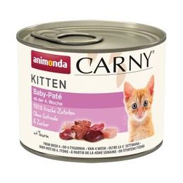 animonda Carny Nassfutter Katze Kitten, Baby-Pat&eacute; 24x200 g