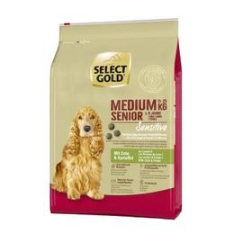 SELECT GOLD Sensitive Trockenfutter Hund Senior Medium Ente und Kartoffel 4 kg