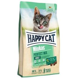 Happy Cat Minkas Trockenfutter Katze Adult, Perfect Mix, Gefl&uuml;gel, Fisch & Lamm 10 kg