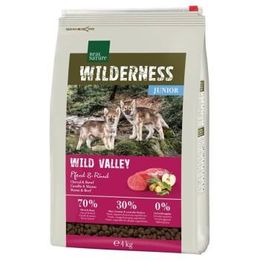 REAL NATURE WILDERNESS Trockenfutter Hund, Junior, Wild Valley Pferd und Rind 4 kg