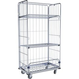 W&auml;schewagen, 4-seitig, HxBxT 1740 x 560 x 940 mm, 1 Kleiderstange kaiserkraft