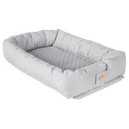 Kuschelnest Roba "Babyounge, Roba Style, silbergrau", grau (silbergrau), Obermaterial: 100% Polyester. Füllung: 100% Polyester, Bettnestchen, 3in1
