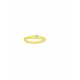 Ketten-Anhänger ADELIA ́S "Damen 585 Gold Anhänger Taufring mit Diamant Ø 10,1 mm", gold, Schmuckanhänger, Damen, Damen, 0,01 ct VVS = sehr sehr kleine Einschlüsse, Gelbgold 585-Gold-Diamanten, Gelbgold 585, Gold, Diamanten, mit Diamant Goldschmuck für Damen
