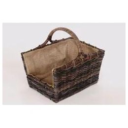 Aufbewahrungskorb Locker, braun, Rattan, Aufbewahrungsboxen
