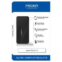 PEDEA Displayschutzglas "Display-Schutzglas - iPhone 14", transparent, B:12 H:6 T:25, Displayfolien