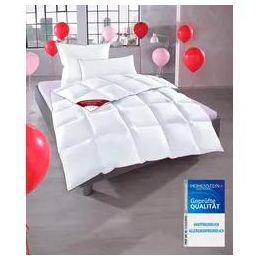 Daunenbettdecke Hanse by RIBECO "Jule", weiß, B:200cm L:220cm, Füllung: 90% Daunen, 10% Federn, Bettdecken, Jubiläumsedition
