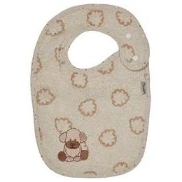 Lätzchen Sterntaler "Hund Lucky", Baby, beige (ecru), Baumwolle, Lätzchen