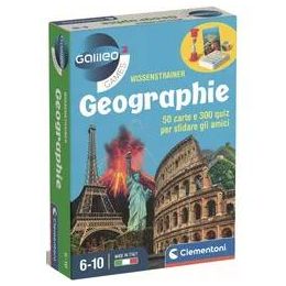 Spiel Clementoni "Galileo, Wissenstrainer Geographie", bunt, Spiele, Kinder, Made in Europe
