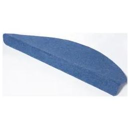 Stufenmatte ANDIAMO "Paris, Made in Poland" Gr. 21, blau, B:23cm H:2mm L:65cm, Kunstfaser, Teppiche, selbstklebend, 15 Stück in einem Set