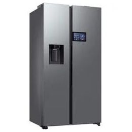 Samsung Side-by-Side "RS90F65EDT", Standardmodul: D (A-G), silber (edelstahl look), mit Wasser-/Eisspender, Kühlschränke, Separate Temperaturregelung für Kühl- und Gefrierbereich