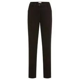 5-Pocket-Hose RAPHAELA BY Brax "Style CORRY", Damen, Gr. 40, Normalgrößen, braun (dunkelbraun), 46% Baumwolle, 39% Lyocell, 12% Elastomultiester, 3% Elasthan, Hosen