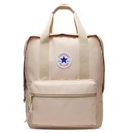 Freizeitrucksack Converse "CAU Converse SQUARE BACKPACK", nutty granola, Rucksäcke, B/H/T: 31cm x 40cm x 18cm, Obermaterial: 100% Polyester, 23 Liter Volumen, B:31cm H:40cm T:18cm
