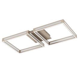 hofstein Eglo ALTAFLOR Deckenleuchte LED Nickel-Matt, 8-flammig