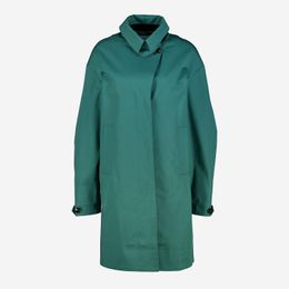 Grüner Trenchcoat