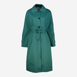 Grüner Trenchcoat