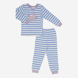 Sense Organics Blaues Pyjamaset mit Streifenmuster