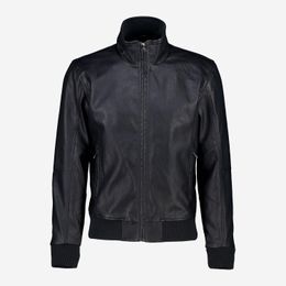 Schwarze Bikerjacke